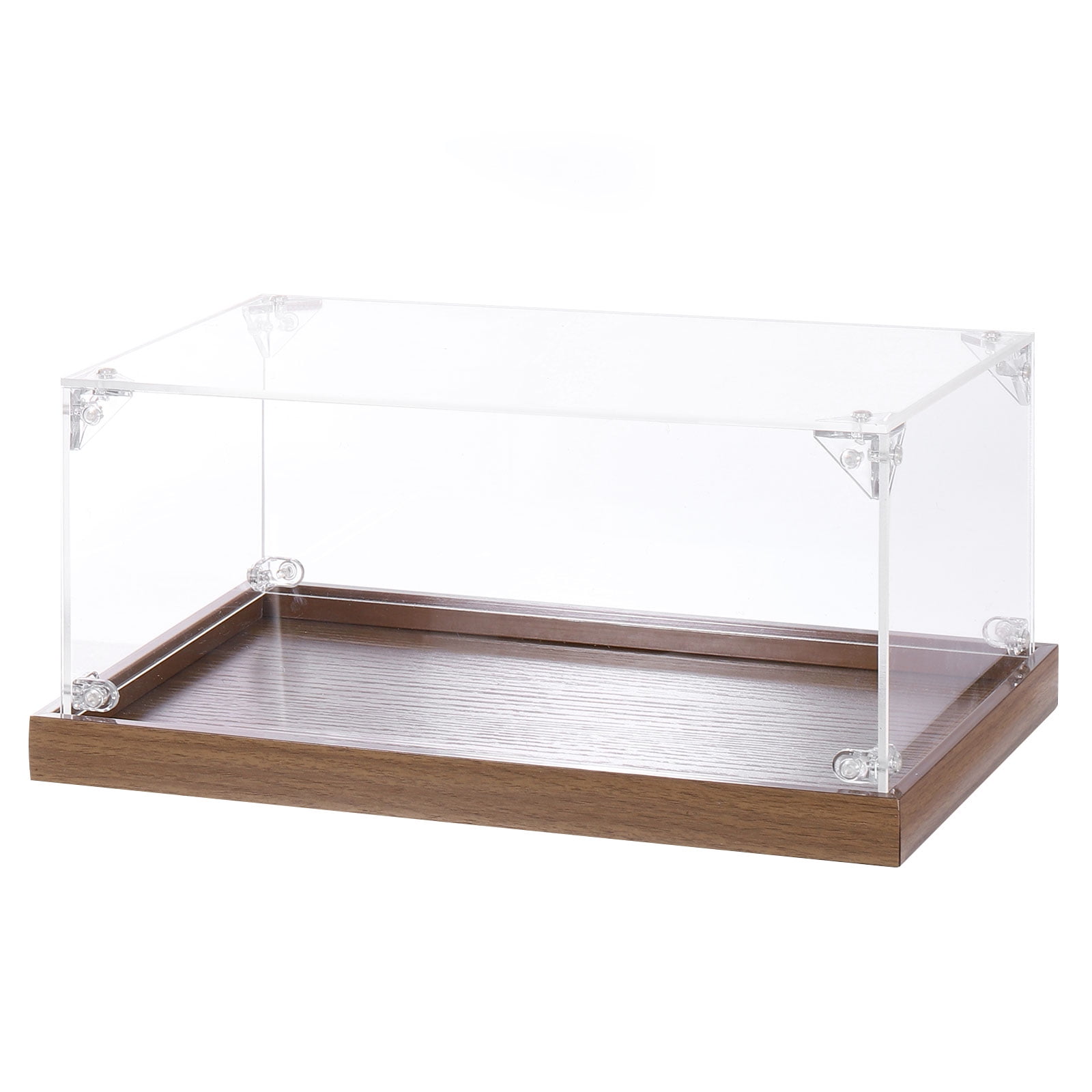 Acrylic Display Case, 10''x6''x4'' Clear Display Box Assemble Dustproof ...