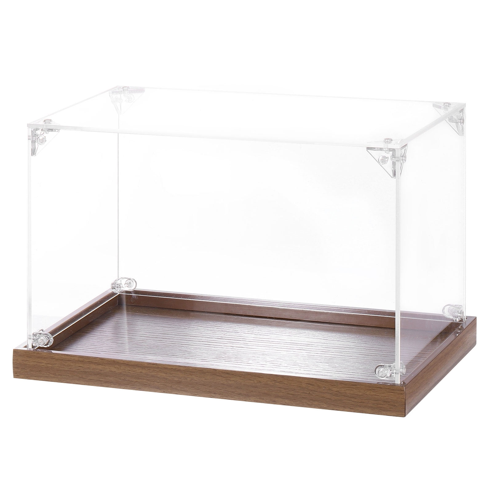Acrylic Display Case, 10''x6''x6'' Clear Display Box Assemble Dustproof ...