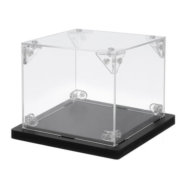 Acrylic Display Case, 12''x6''x6'' Clear Display Box Assemble Dustproof ...