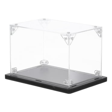 Acrylic Display Case, 8''x8''x4'' Clear Assemble Display Box Storage ...