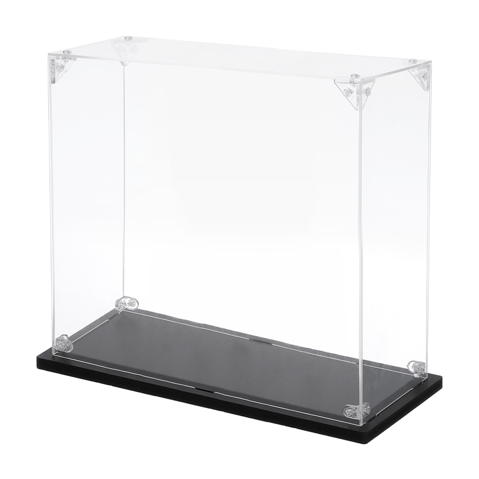 Uxcell Acrylic Display Case, 4"x8"x10" Clear Assemble Dustproof Display ...