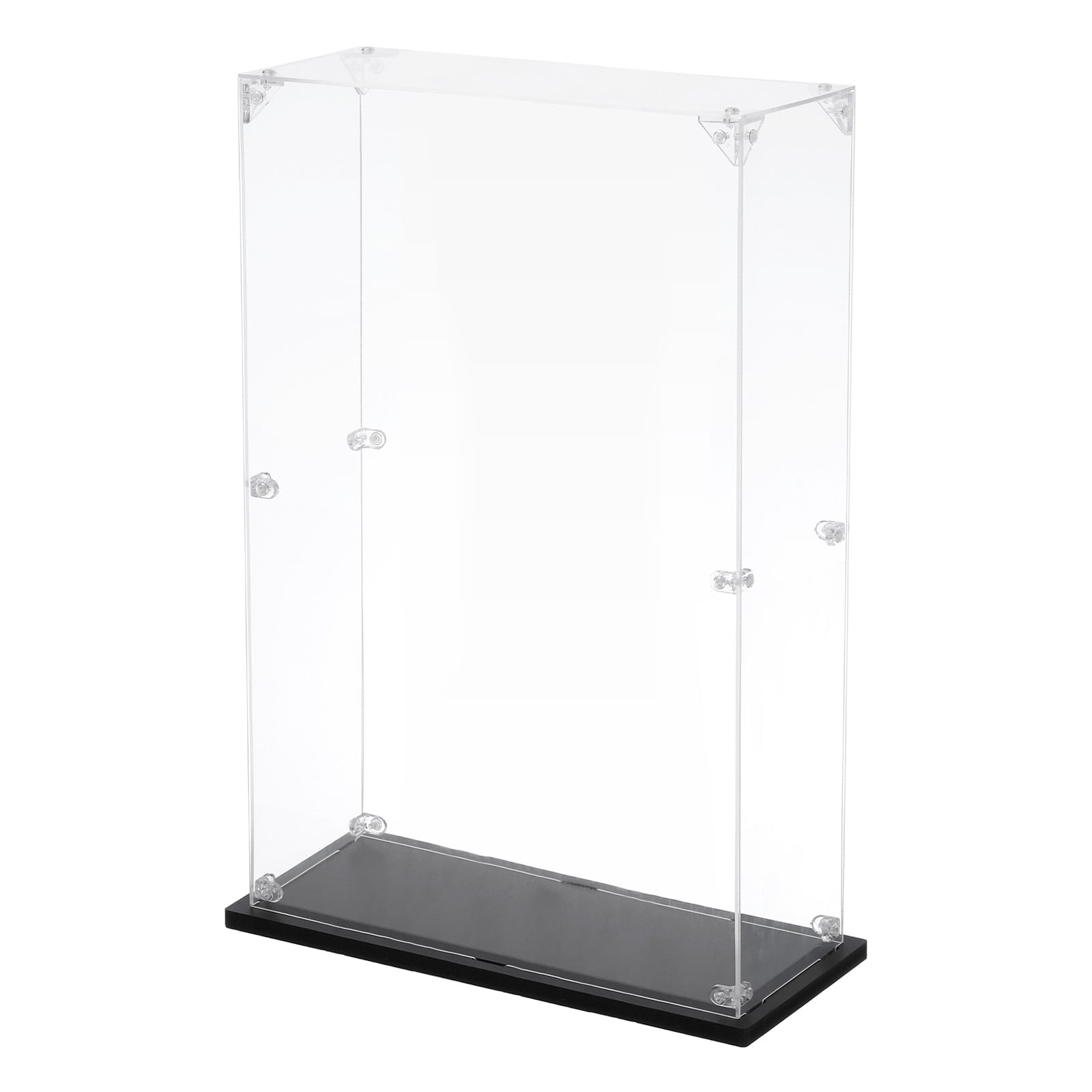 Acrylic Display Case, 4''x8''x16'' Clear Assemble Dustproof Display Box ...