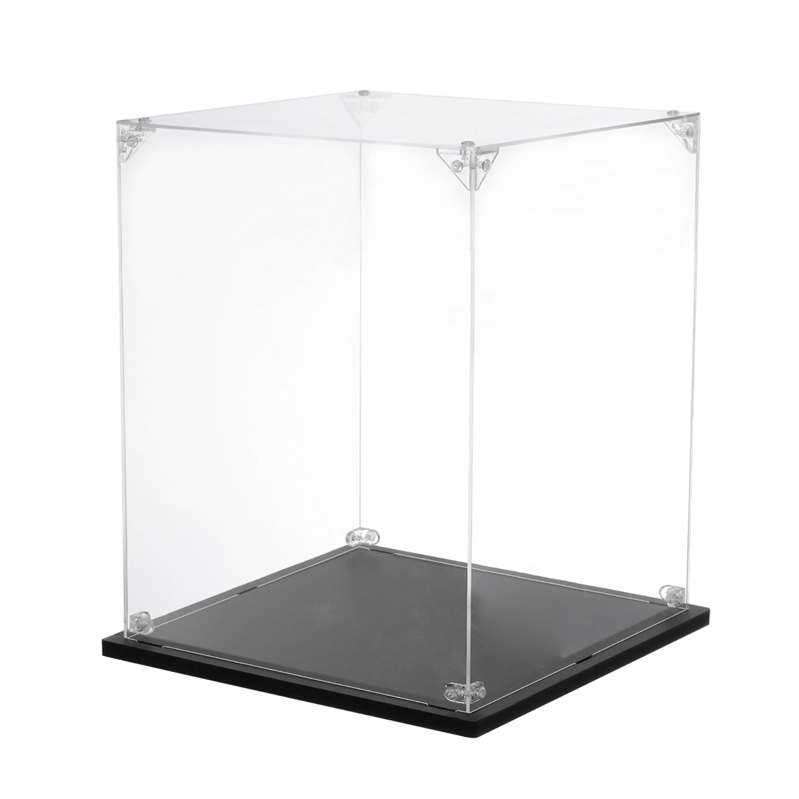 Acrylic Display Case, 8''x10''x10'' Clear Assemble Display Box Storage ...