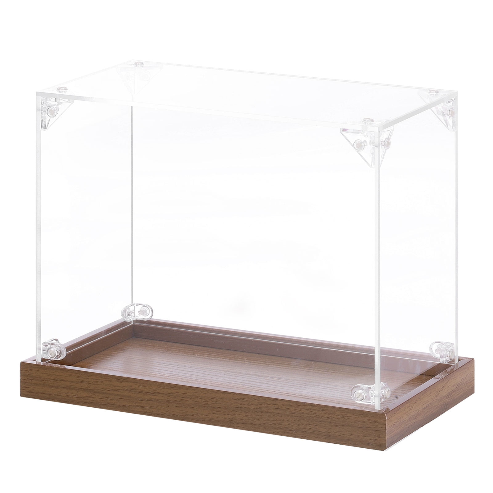 Acrylic Display Case, 8''x4''x6'' Clear Display Box Assemble Dustproof ...