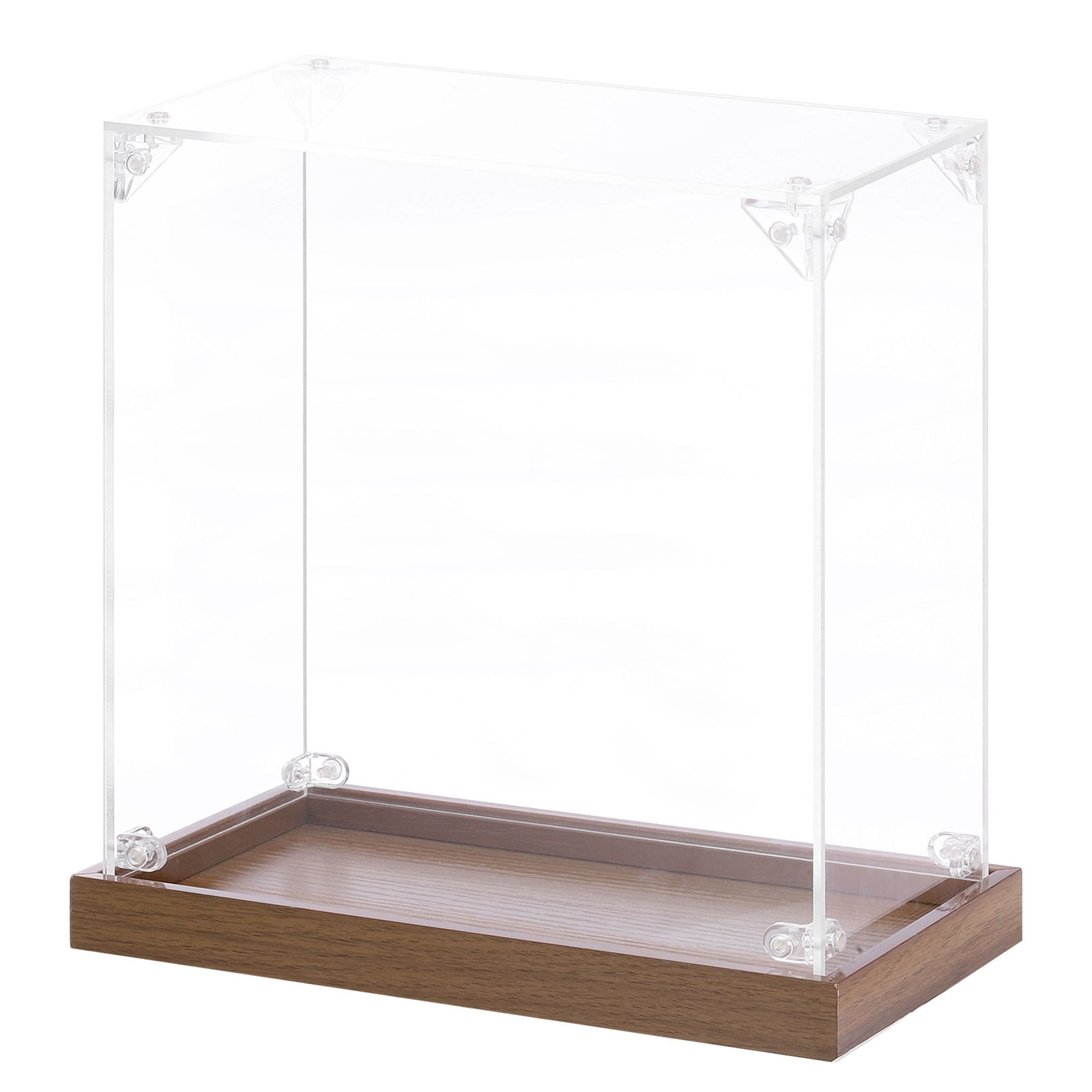 Acrylic Display Case, 8''x4''x8'' Clear Display Box Assemble Dustproof ...