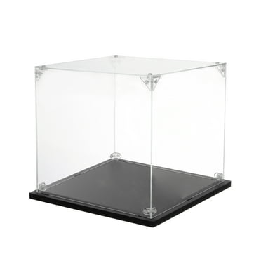 Transparent Plymor Clear Acrylic Display Case with Hinged Lid, 6x6x6 ...