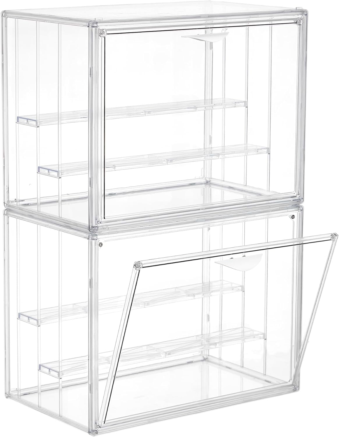 Acrylic Display Case for Collectibles 3 Layer Adjustable Figure Display ...