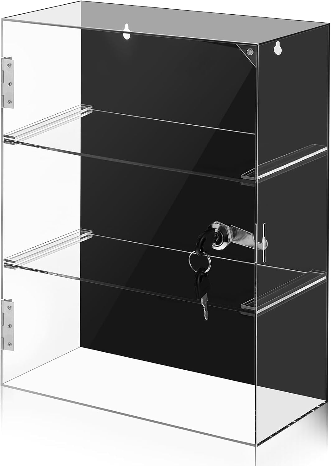 Acrylic Display Case with Lock Key Countertop Display Case Clear ...