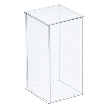 Transparent Plymor Clear Acrylic Display Case with Hinged Lid, 6x6x6 ...