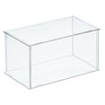 Uxcell Acrylic Display Case Plastic Box Cube Storage Box Assemble ...