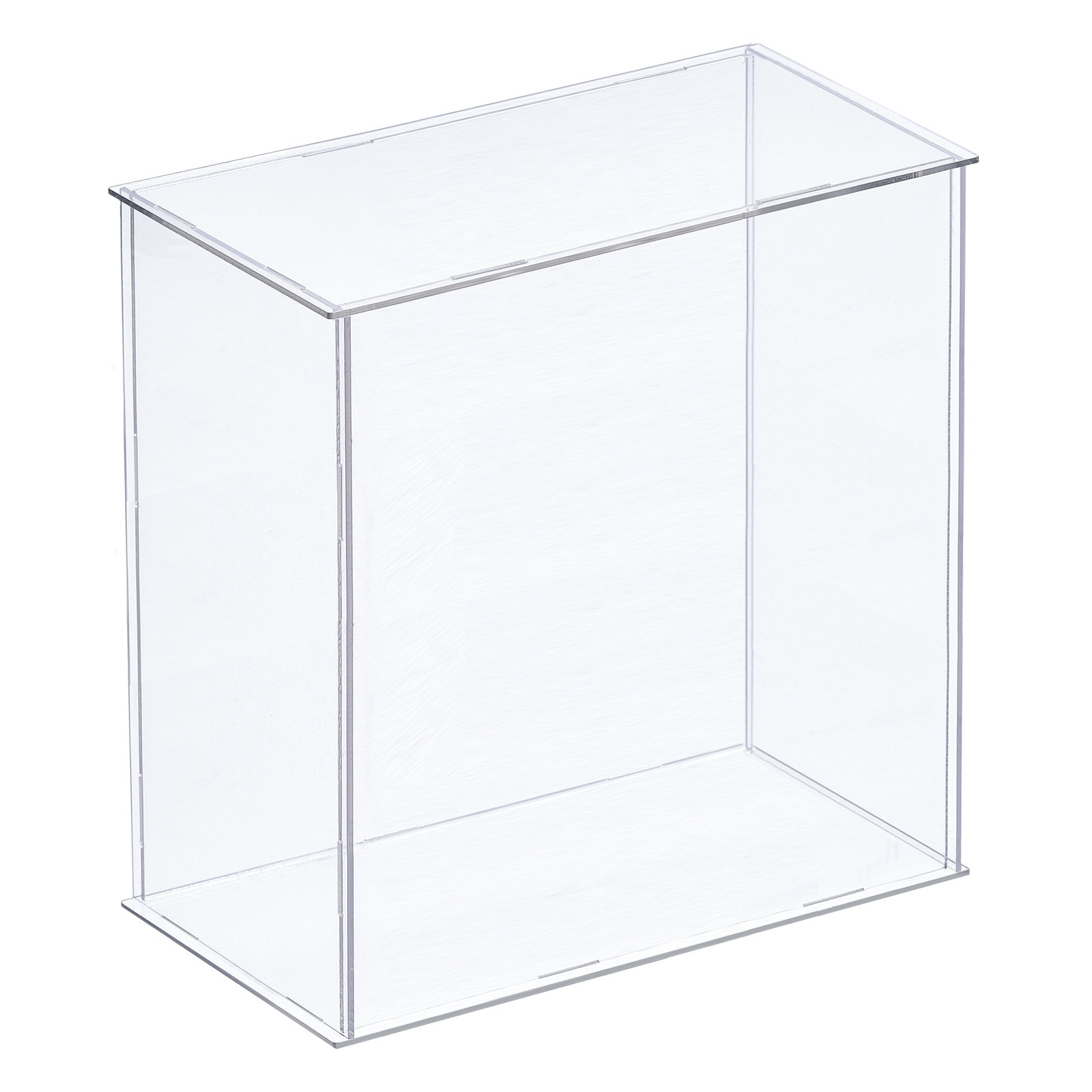 Uxcell Acrylic Display Case Plastic Box Cube Storage Box Assemble ...