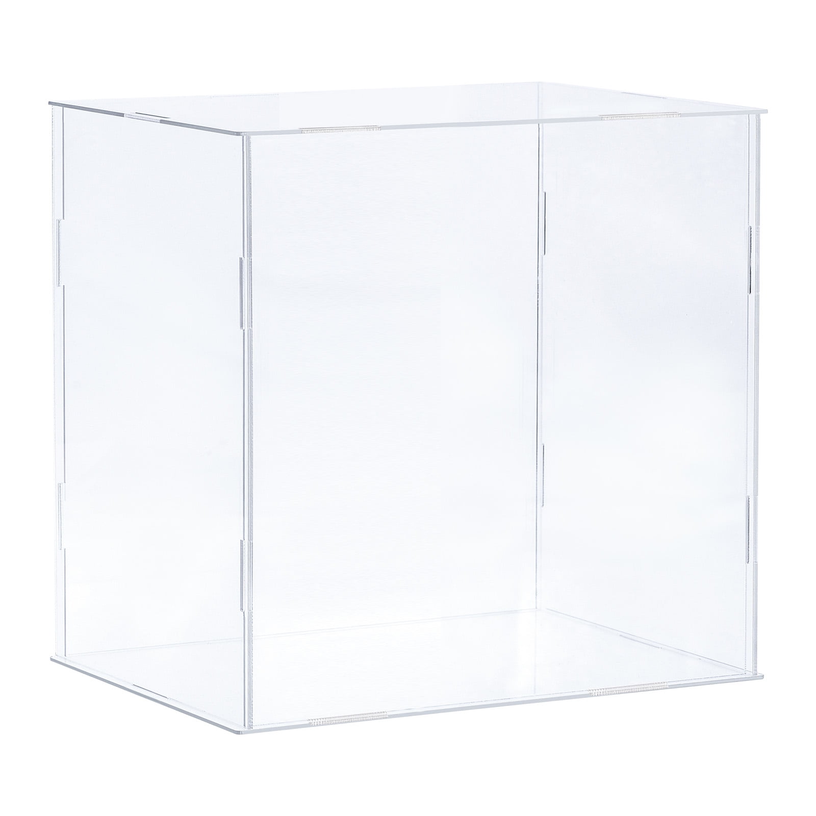 Uxcell Acrylic Display Case Plastic Box Cube Storage Box Assemble ...