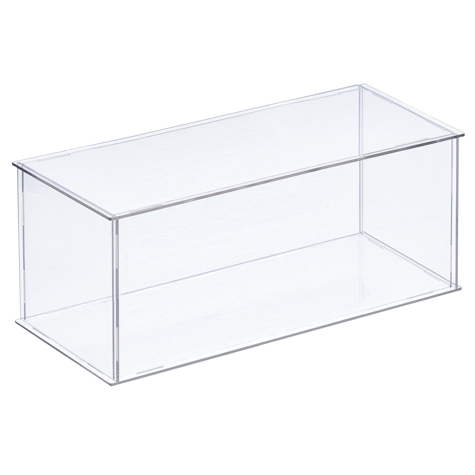 Acrylic Display Case Plastic Box Cube Storage Box Transparent Assemble ...