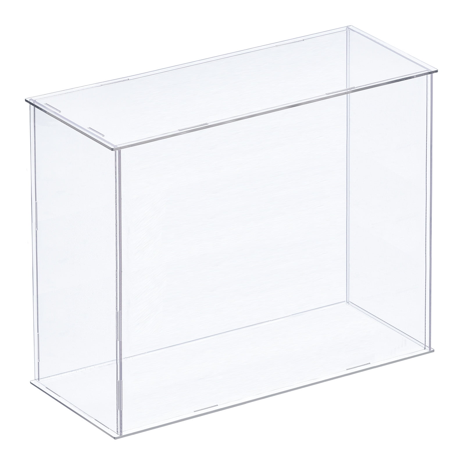 Uxcell Acrylic Display Case Plastic Box Cube Storage Box Assemble ...