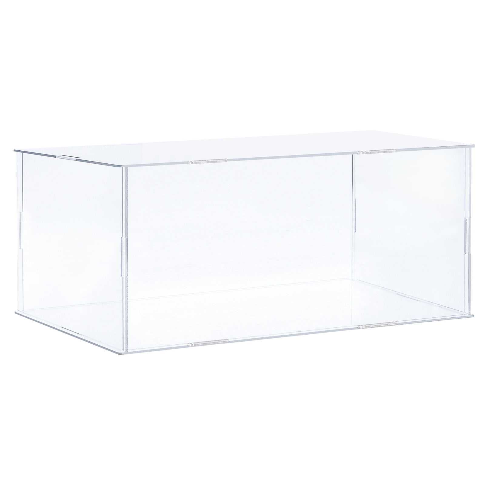 Uxcell Acrylic Display Case Plastic Box Cube Storage Box Assemble ...
