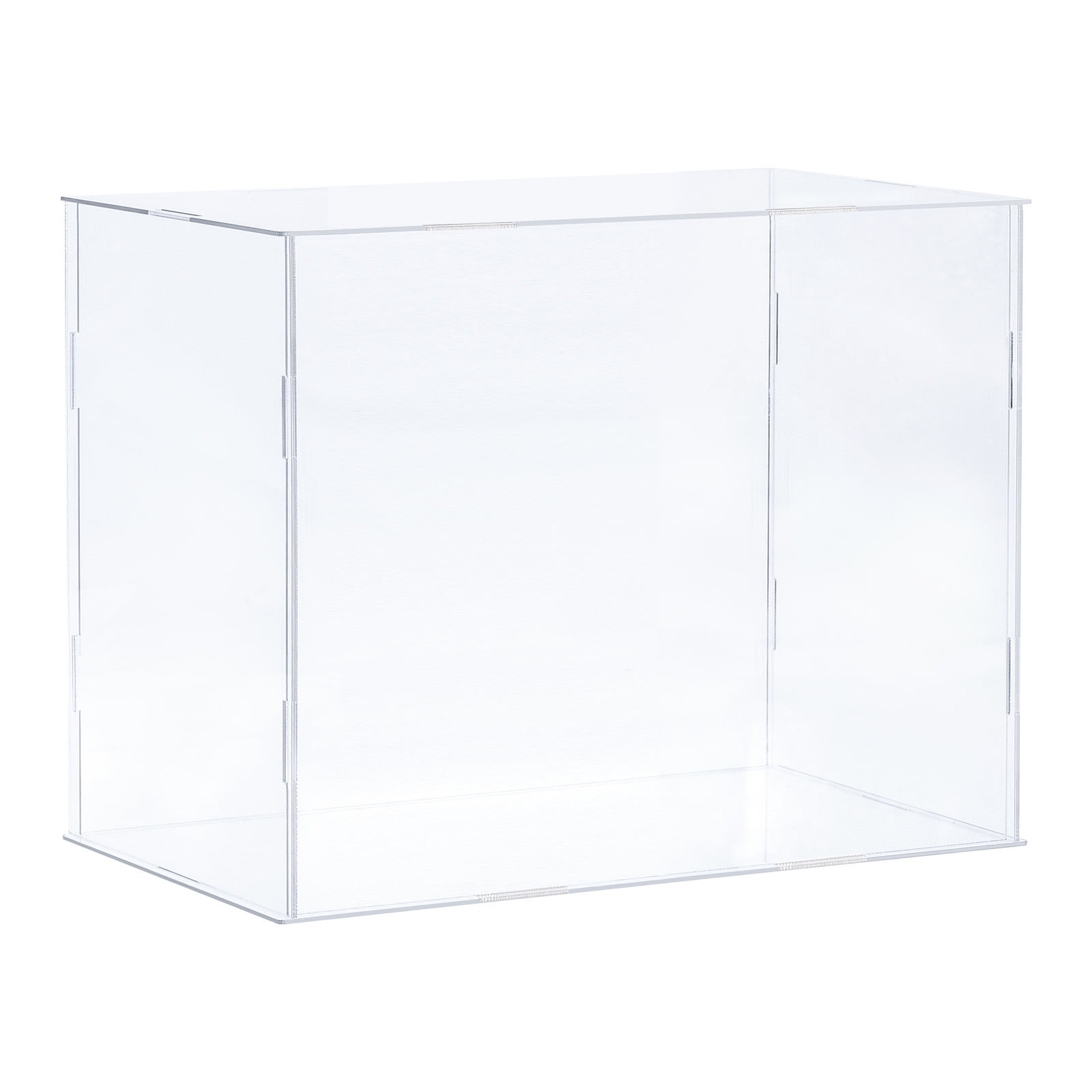 Uxcell Acrylic Display Case Plastic Box Cube Storage Box Assemble ...