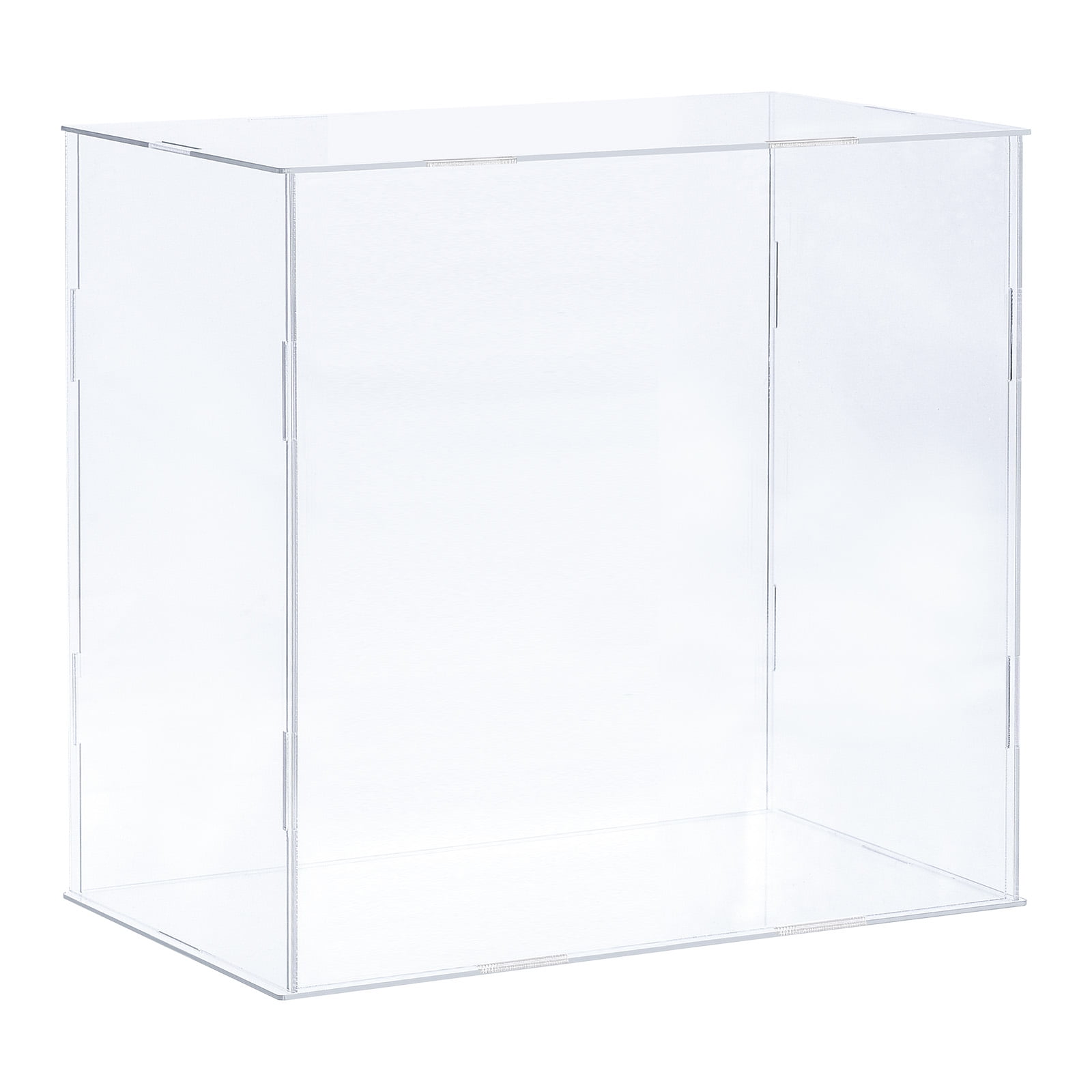 Uxcell Acrylic Display Case Plastic Box Cube Storage Box Assemble ...