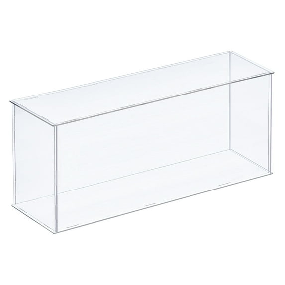 Acrylic Display Case Plastic Box Cube Storage Box Transparent Assemble ...