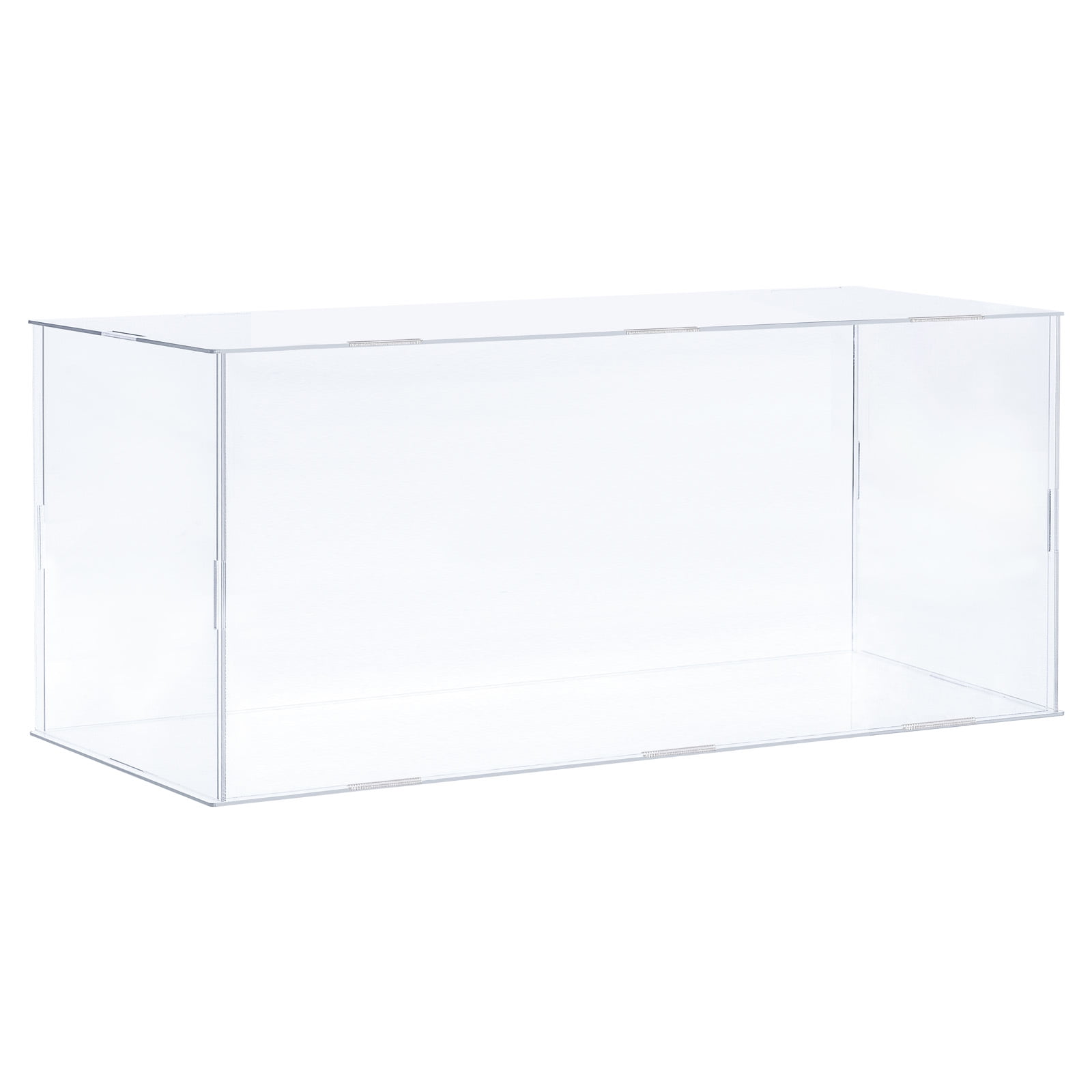 Acrylic Display Case Plastic Box Cube Storage Box Transparent Assemble ...