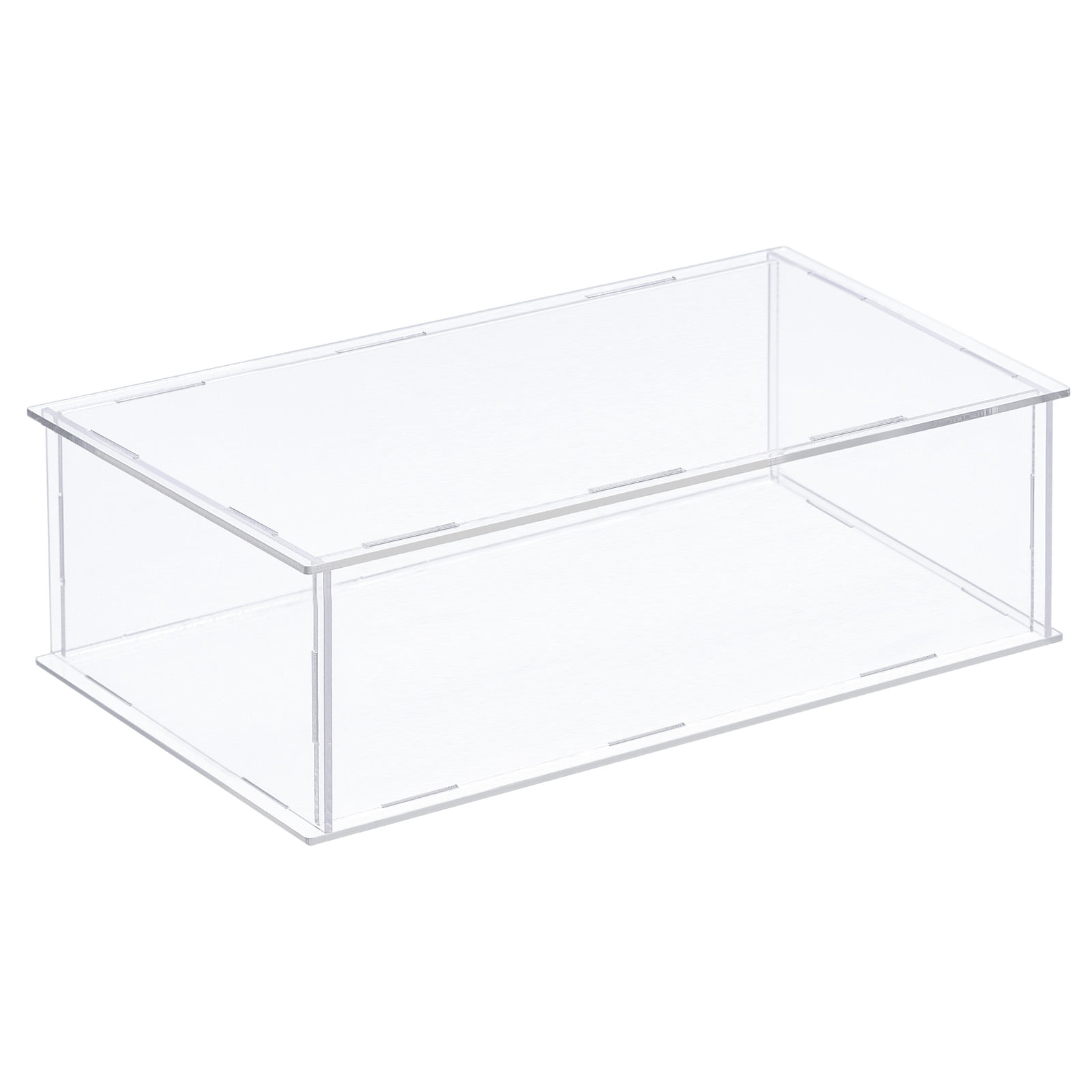 Acrylic Display Case Plastic Box Cube Storage Box Transparent Assemble ...