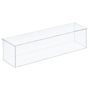 Uxcell Acrylic Display Case Plastic Box Cube Storage Box Assemble ...