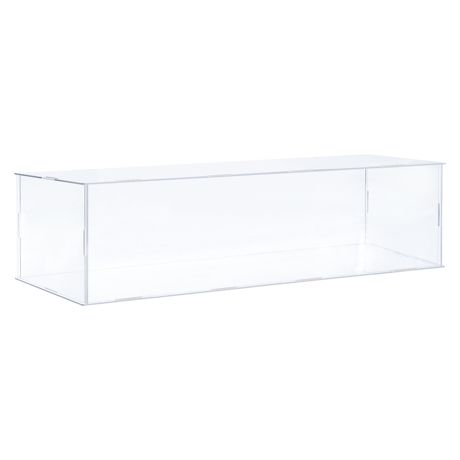 Acrylic Display Case Plastic Box Cube Storage Box Transparent Assemble ...