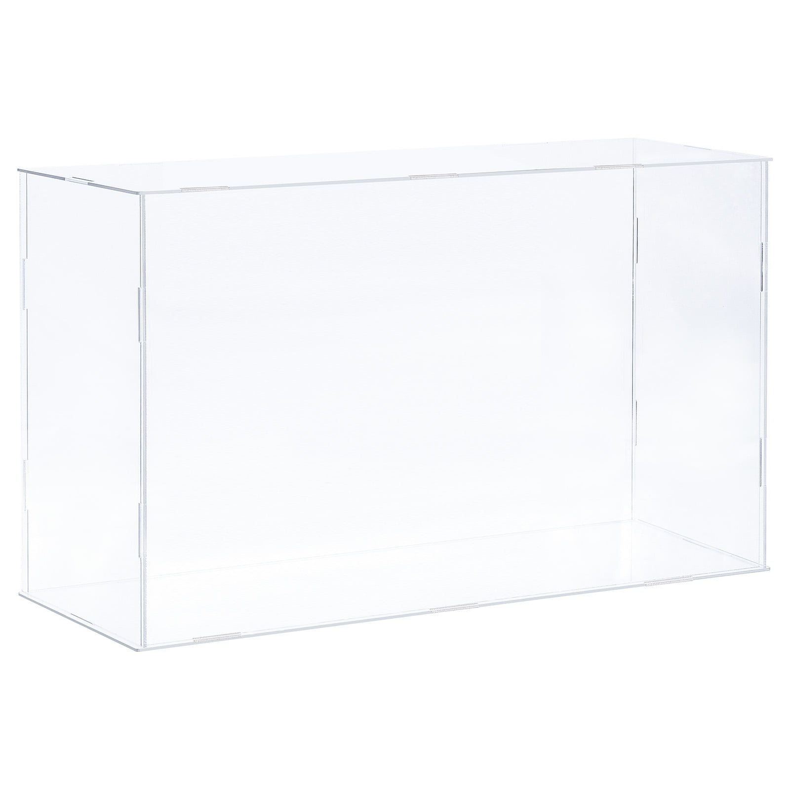 Acrylic Display Case Plastic Box Cube Storage Box Transparent Assemble ...