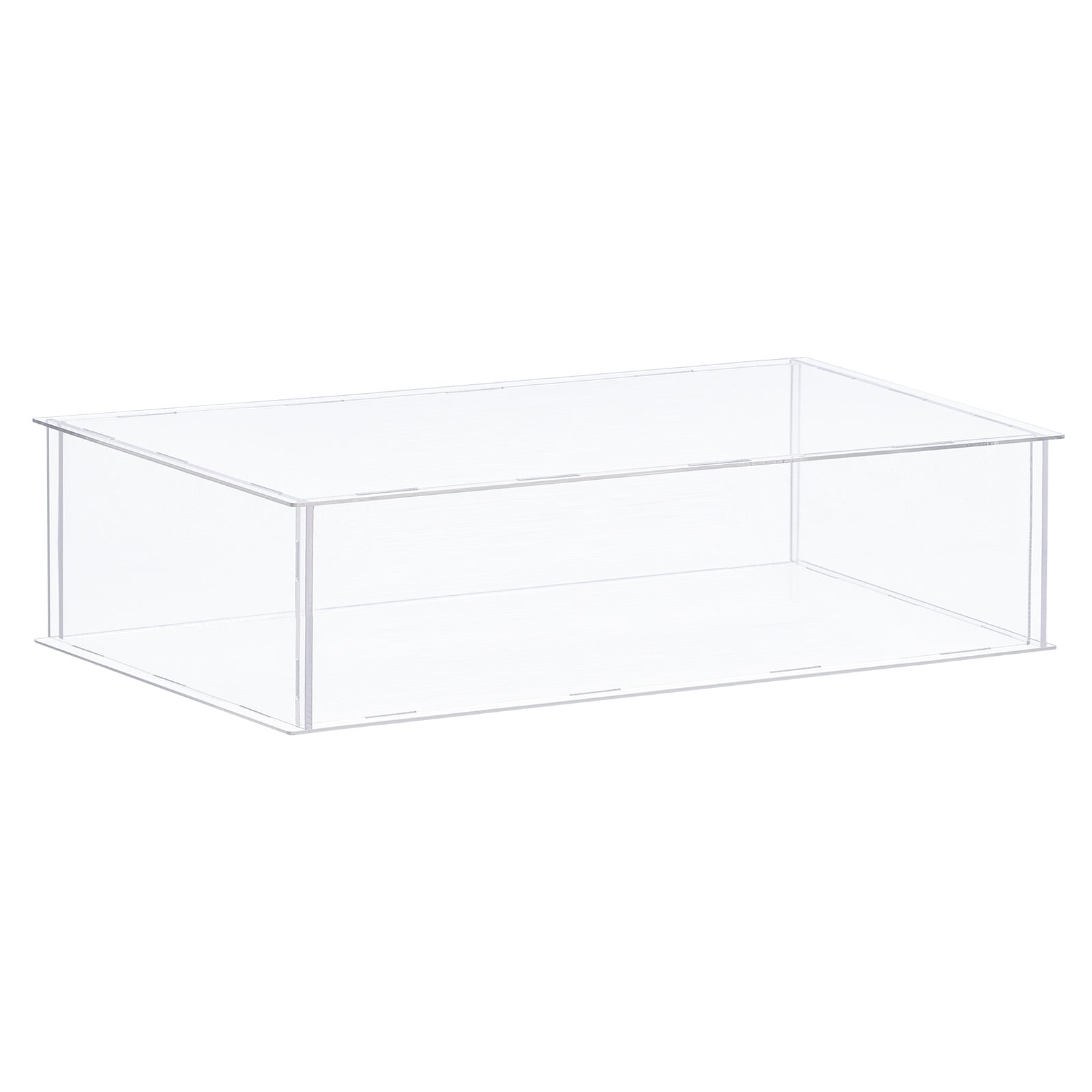 Acrylic Display Case Plastic Box Cube Storage Box Transparent Assemble ...