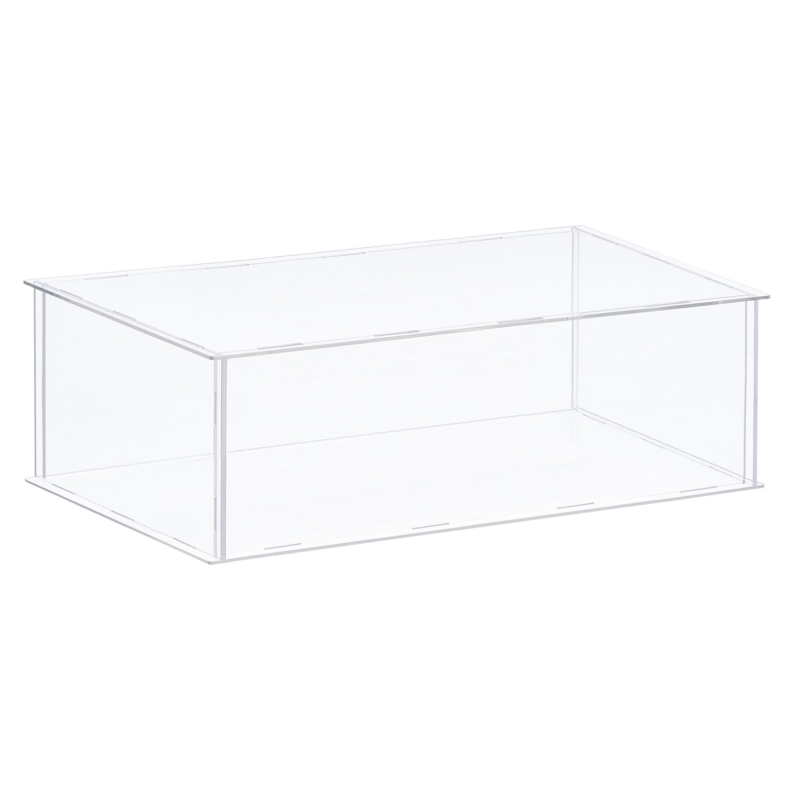 Acrylic Display Case Plastic Box Cube Storage Box Transparent Assemble ...