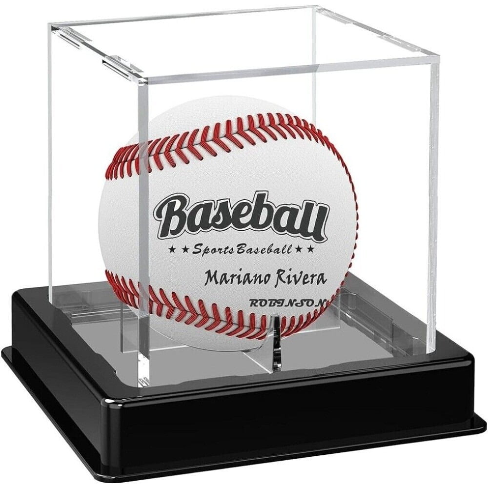 Acrylic Display Case Stand with UV Protection for 1 Baseball or ...