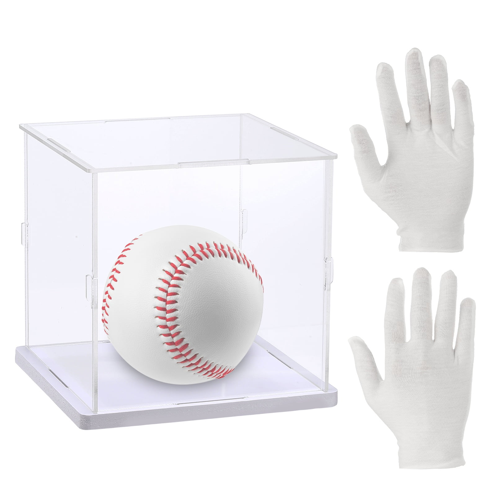 Acrylic Display Case for Collectibles Assemble, 6x6x6inch Clear Display ...