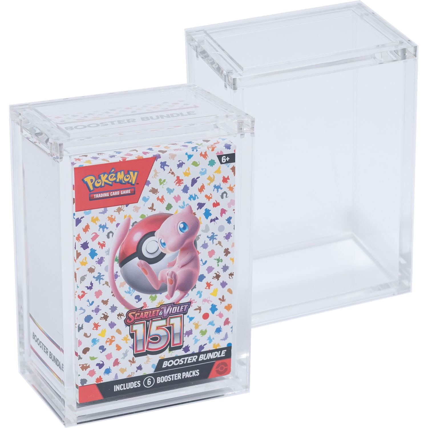 Acrylic Display Case for Pokemon 151 Booster Bundle Box with Magnetic ...