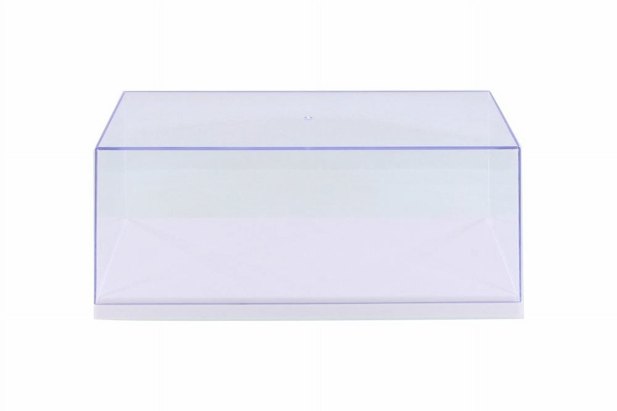 Acrylic Display Case (with 3 background designs), White Base ...