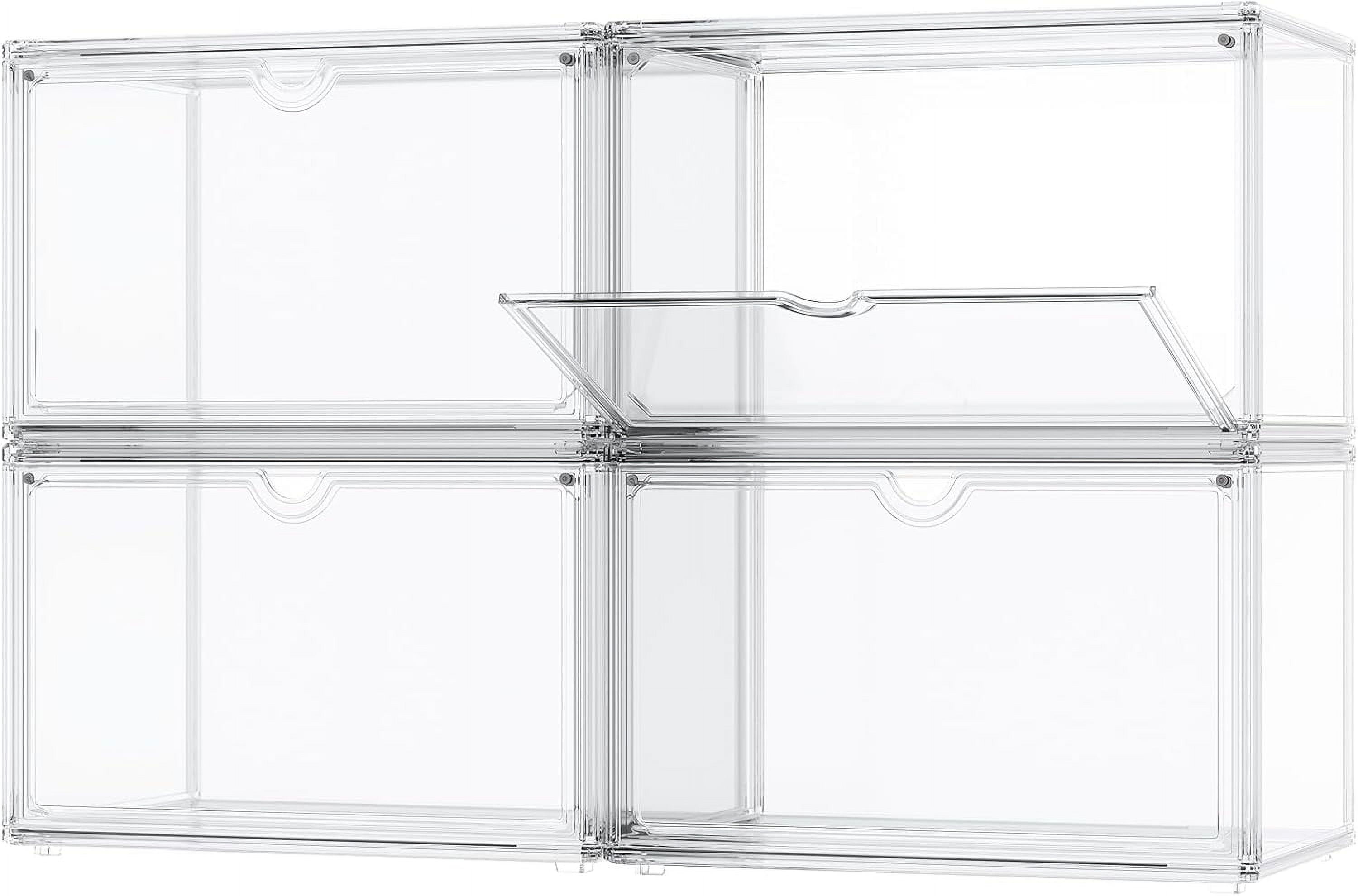 Acrylic Display Cases For Collectibles,Shoe Display Case, Shoe Boxes Clear Plastic Stackable ...