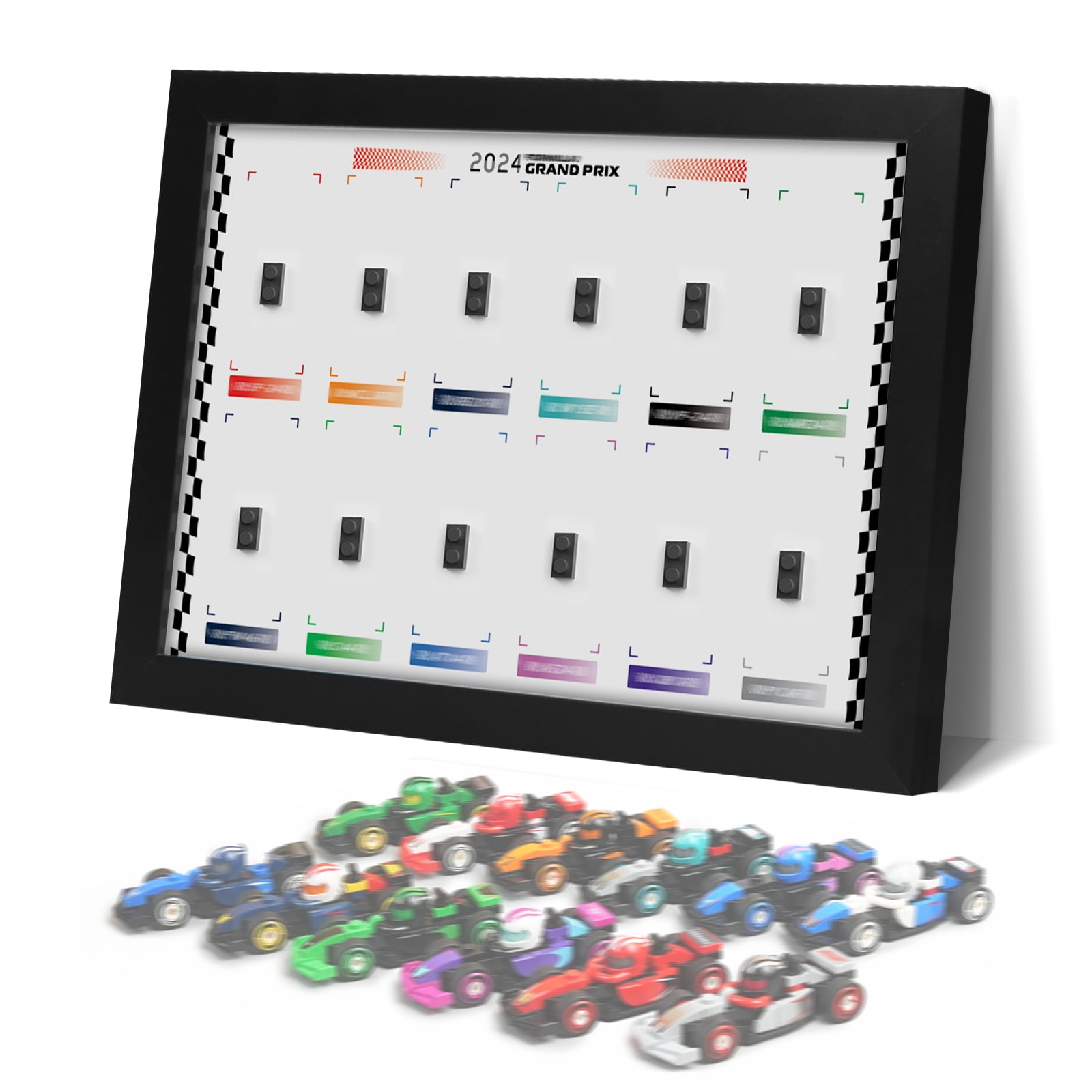 Acrylic Display Frame Compatible with Lego 66796-71049 f1 Race Cars ...
