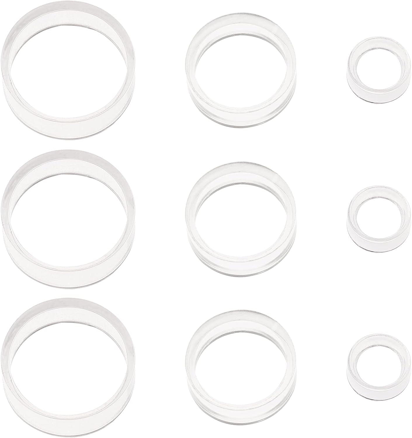 Acrylic Display Frame Jade Display Frame Flat Round Clear 16~45x6~15 ...
