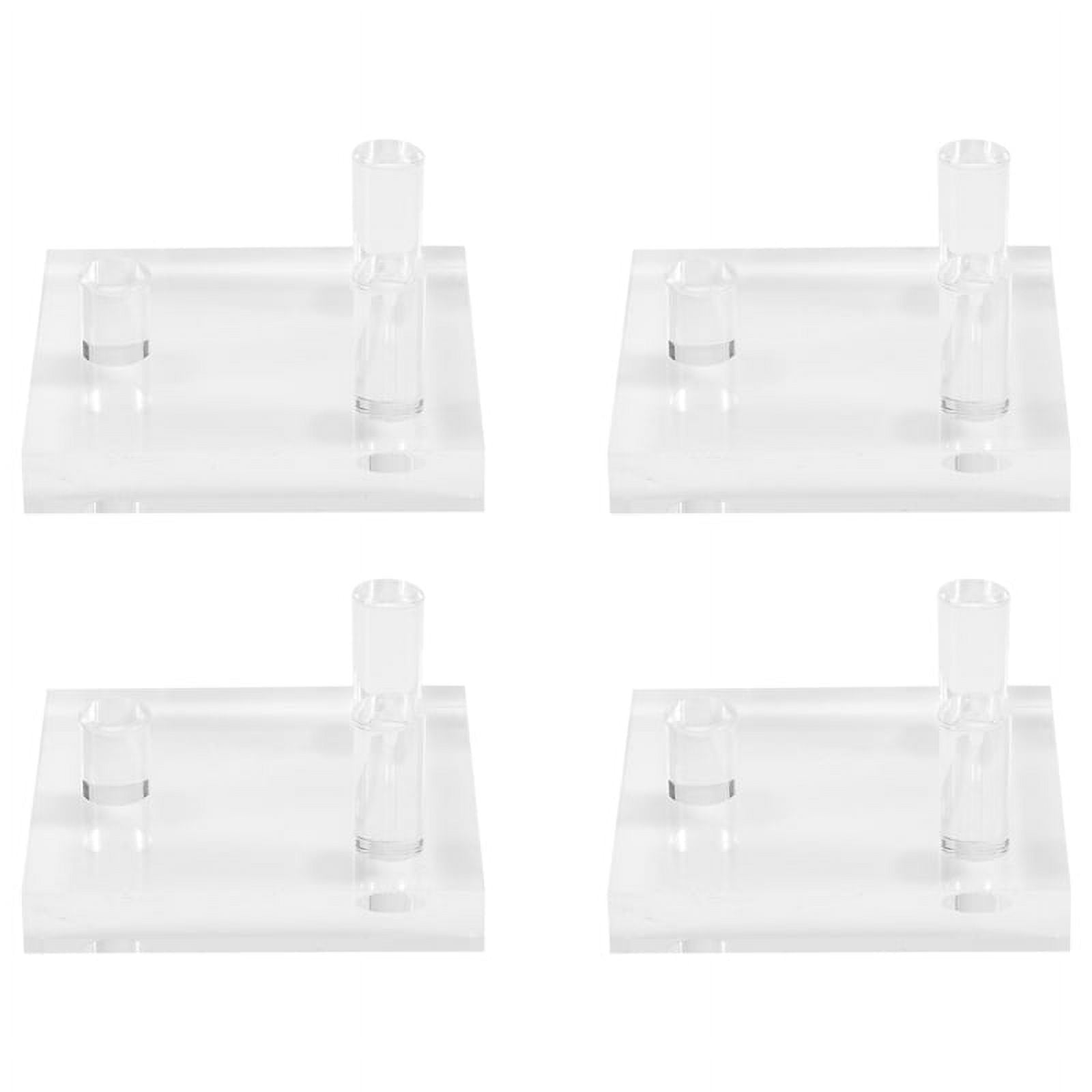 Acrylic Display Holder 4 PCS Clear Display Easel Stands for Fossil ...