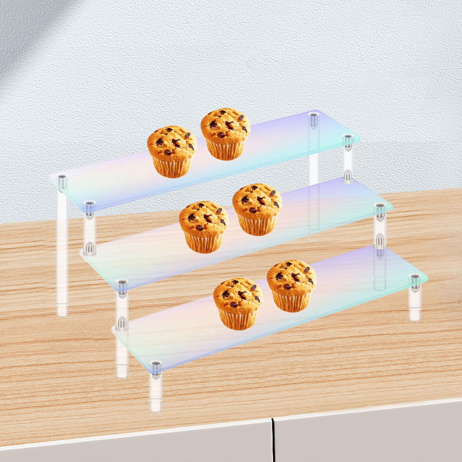 Segolike Acrylic Display Riser Jewelry Display Riser Shelf 30cm Clear ...