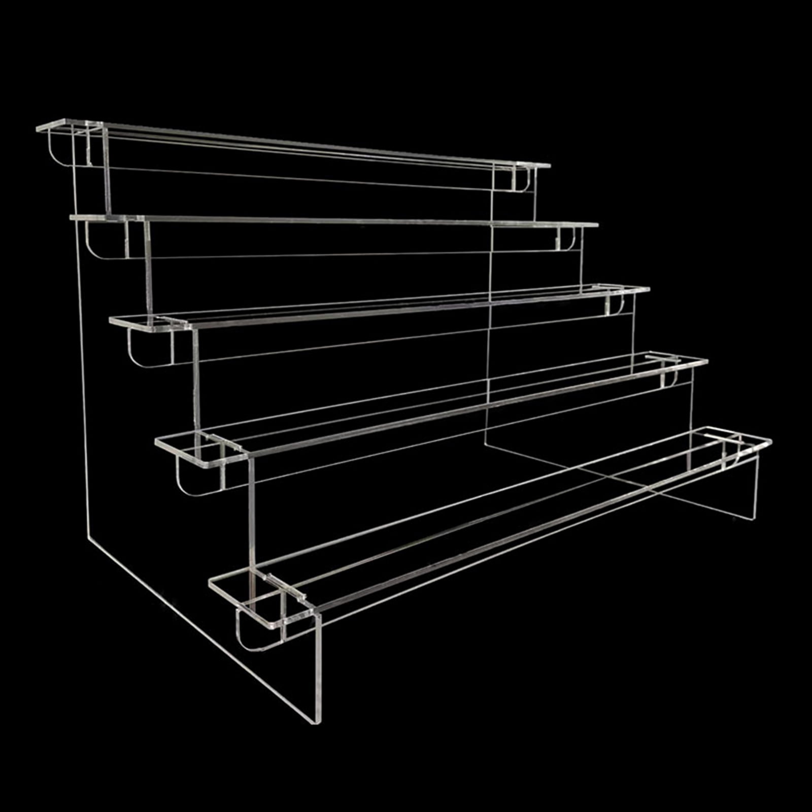 Acrylic Display Stand 1-4 Tiers Acrylic Display Risers Display Shelf ...