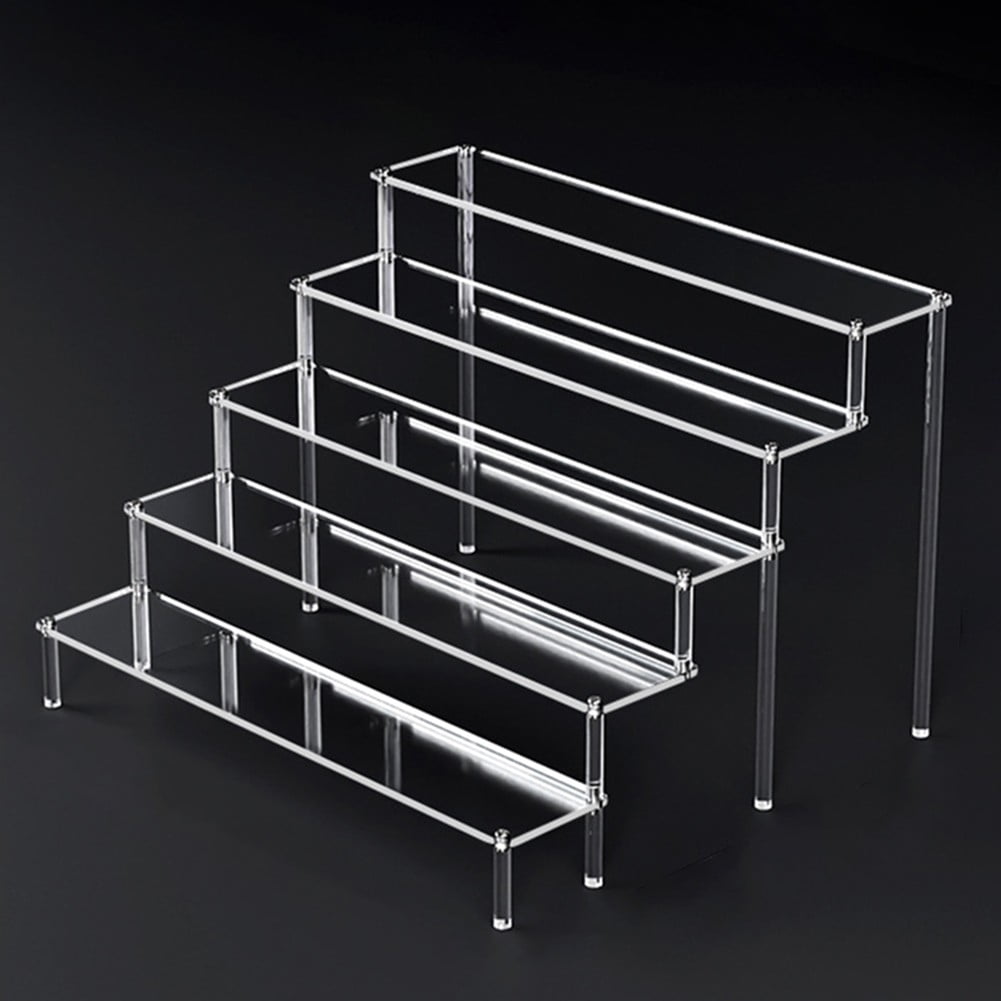 Acrylic Display Stand 2-5 Tiers Transparent Organizer for Perfume ...