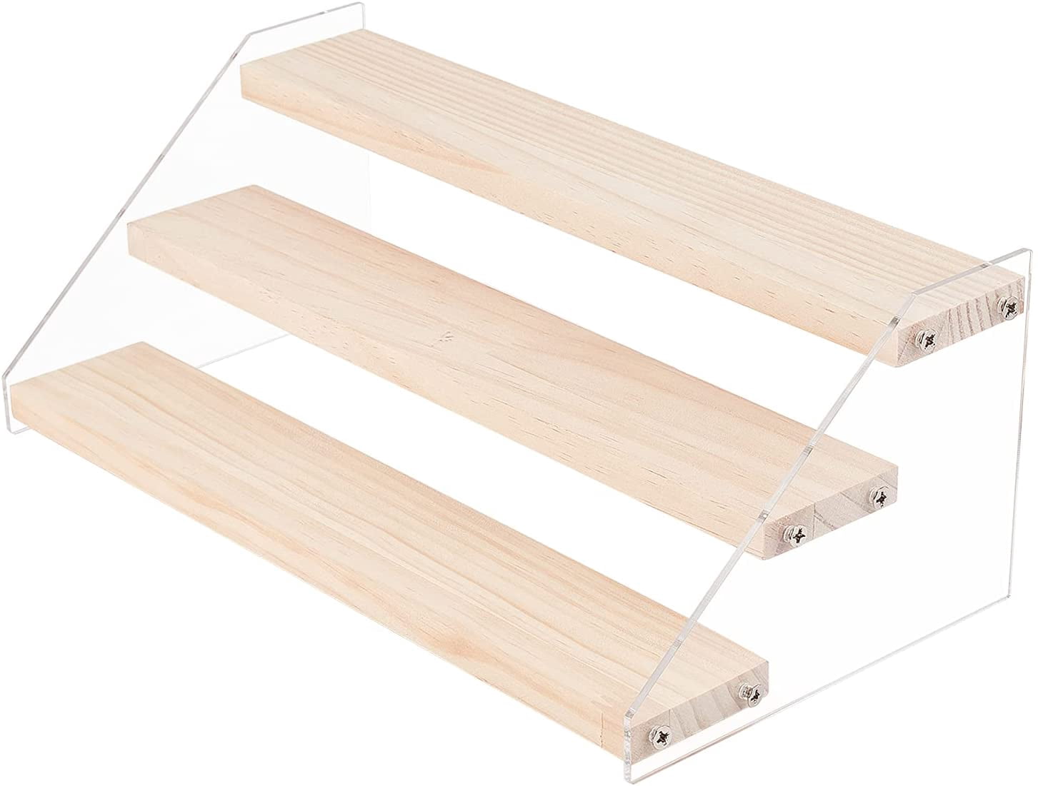 Acrylic Display Stand 3-Step Display Stands Showing Stand Clear Display ...
