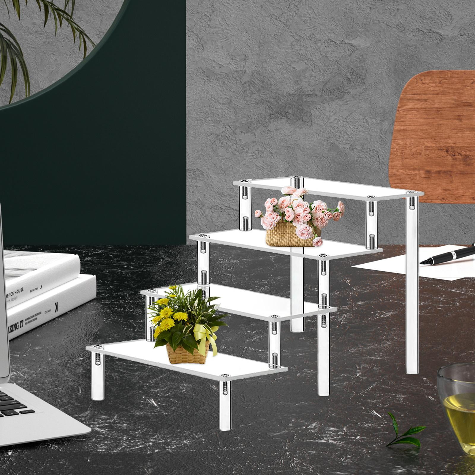 Segolike Acrylic Display Stand, Acrylic Riser Display Shelf ...