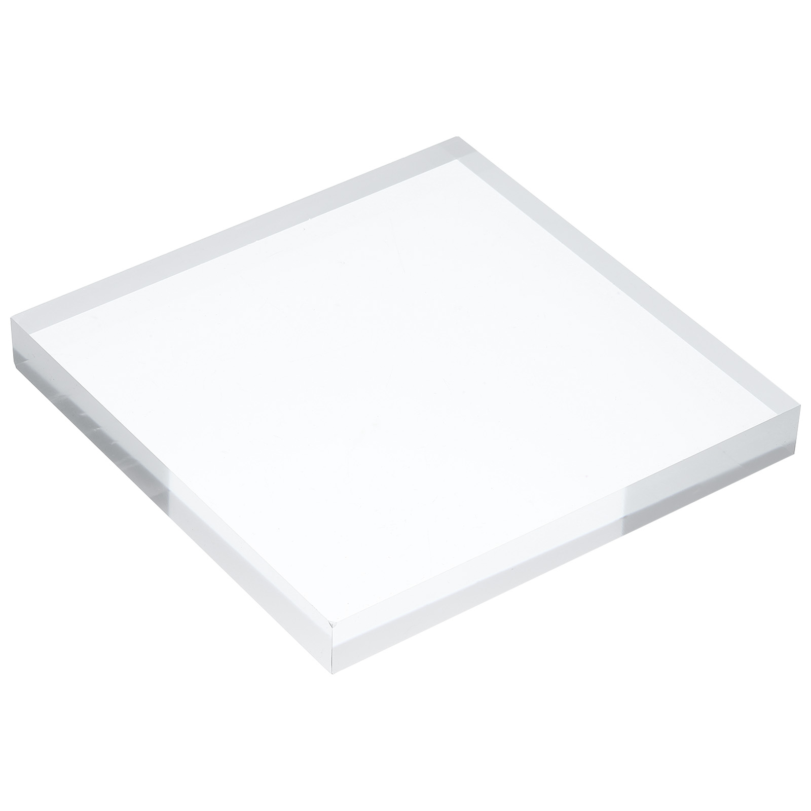 Acrylic Display Stand Base 12x12x0.4 Inch Solid Clear Square Display ...