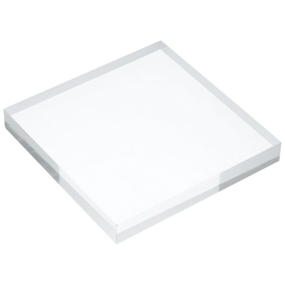Acrylic Display Stand Base 12x12x0.8 Inch Solid Clear Square Display ...
