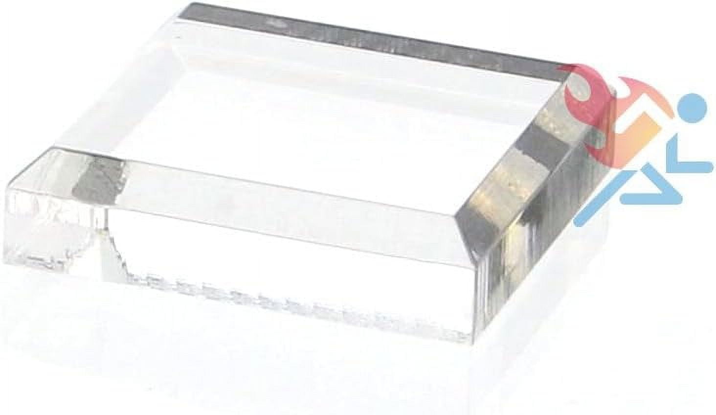 OnFireGuy Acrylic Display Stand Block Base with Beveled Edge, 3 Pack (1 ...