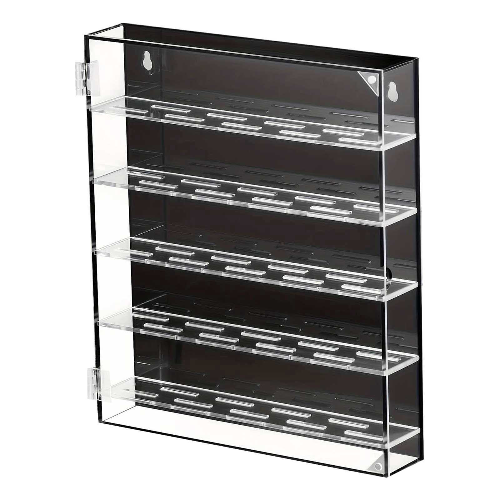 Acrylic Display Stand Coin Badge Holder Desktop Wall Mount Clear ...