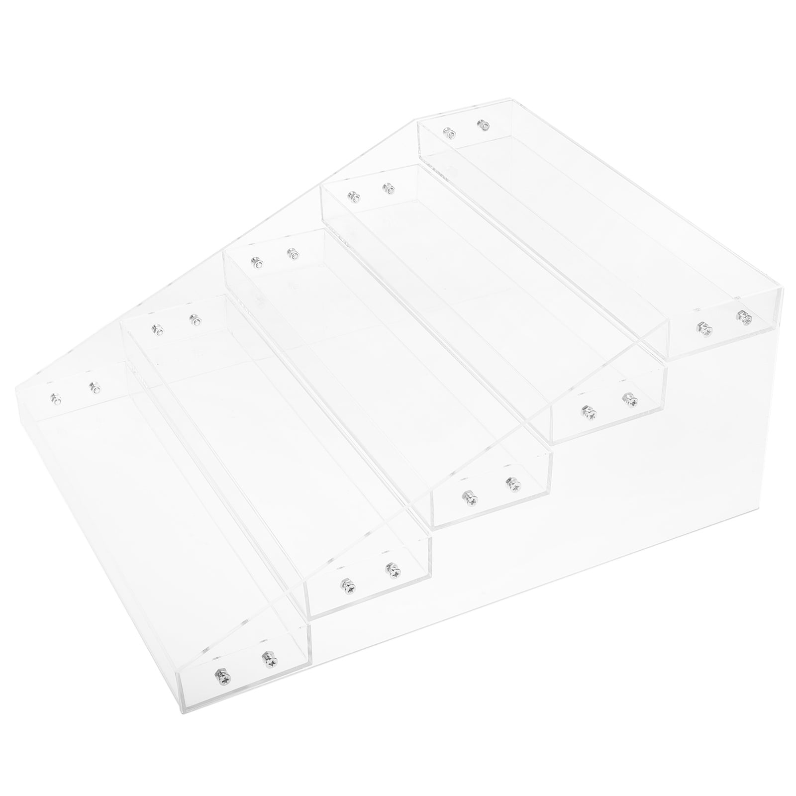 Acrylic Display Stand Riser Perfume Organizer 5 Tier Shelf Storage Rack ...