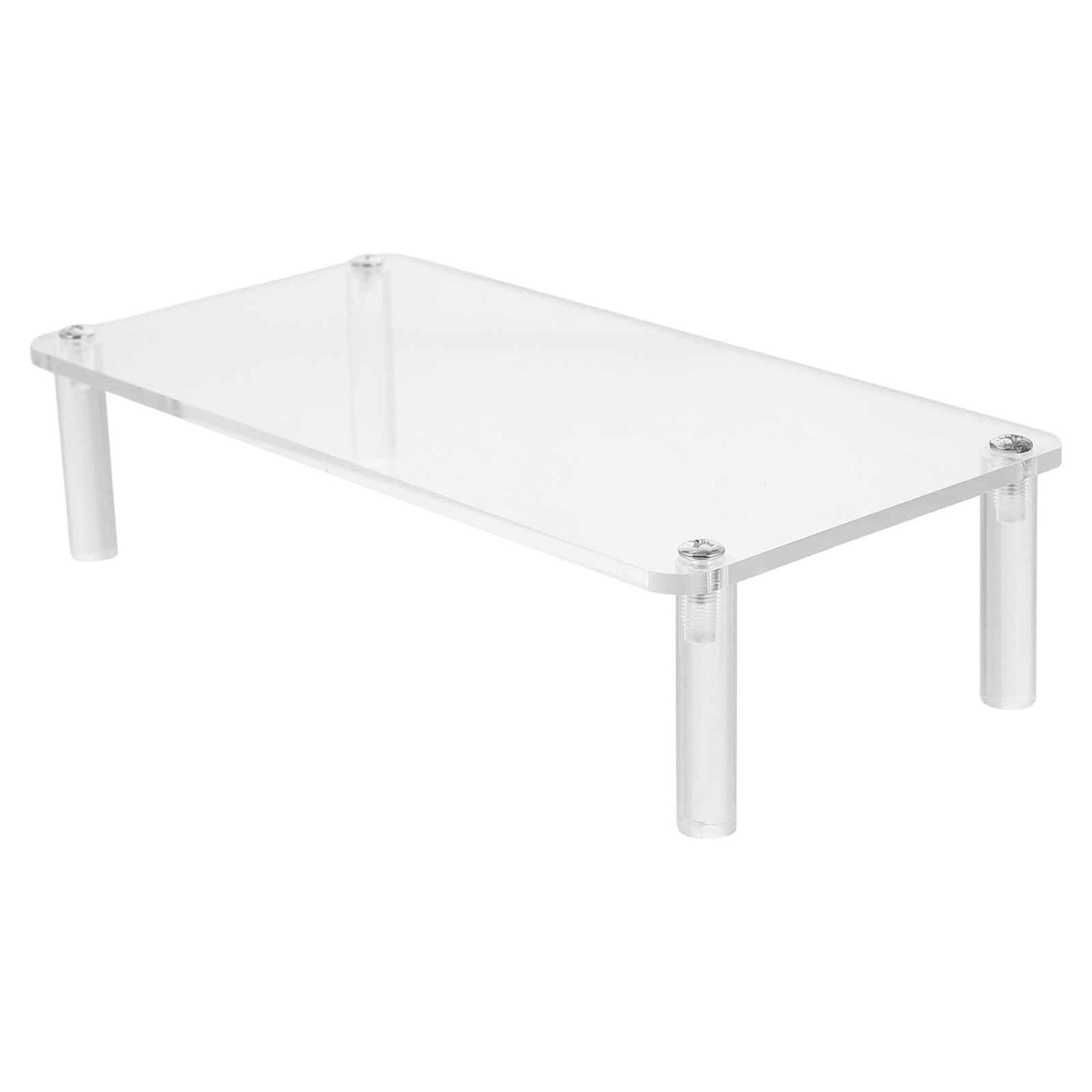 Acrylic Display Stand Storage Rack Desk Monitor Mount Clear Jewelry ...