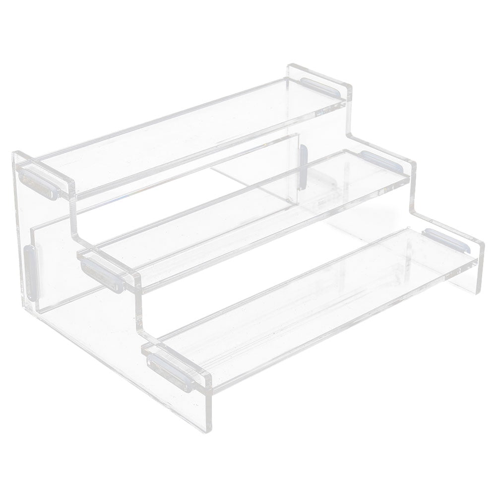 Acrylic Display Stand Storage Shelf Perfume Shelves Holder Container ...
