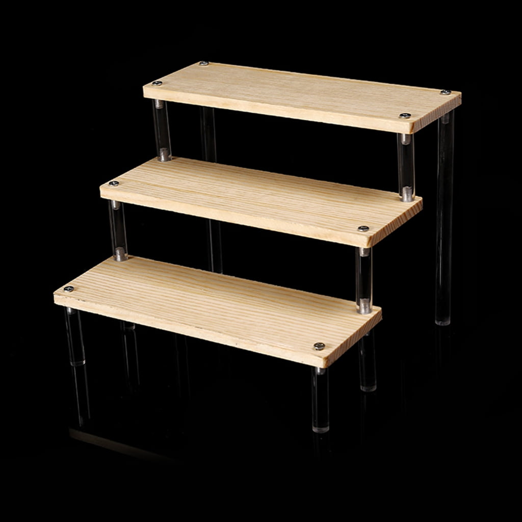 Acrylic Display Stand for Figurines Organizers Clear Acrylic Risers ...